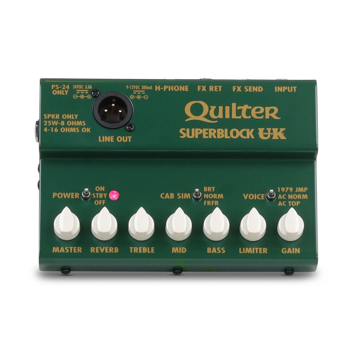 QUILTER SUPERBLOCK UK 25-WATT PEDAL AMP – Moore Brothers Music